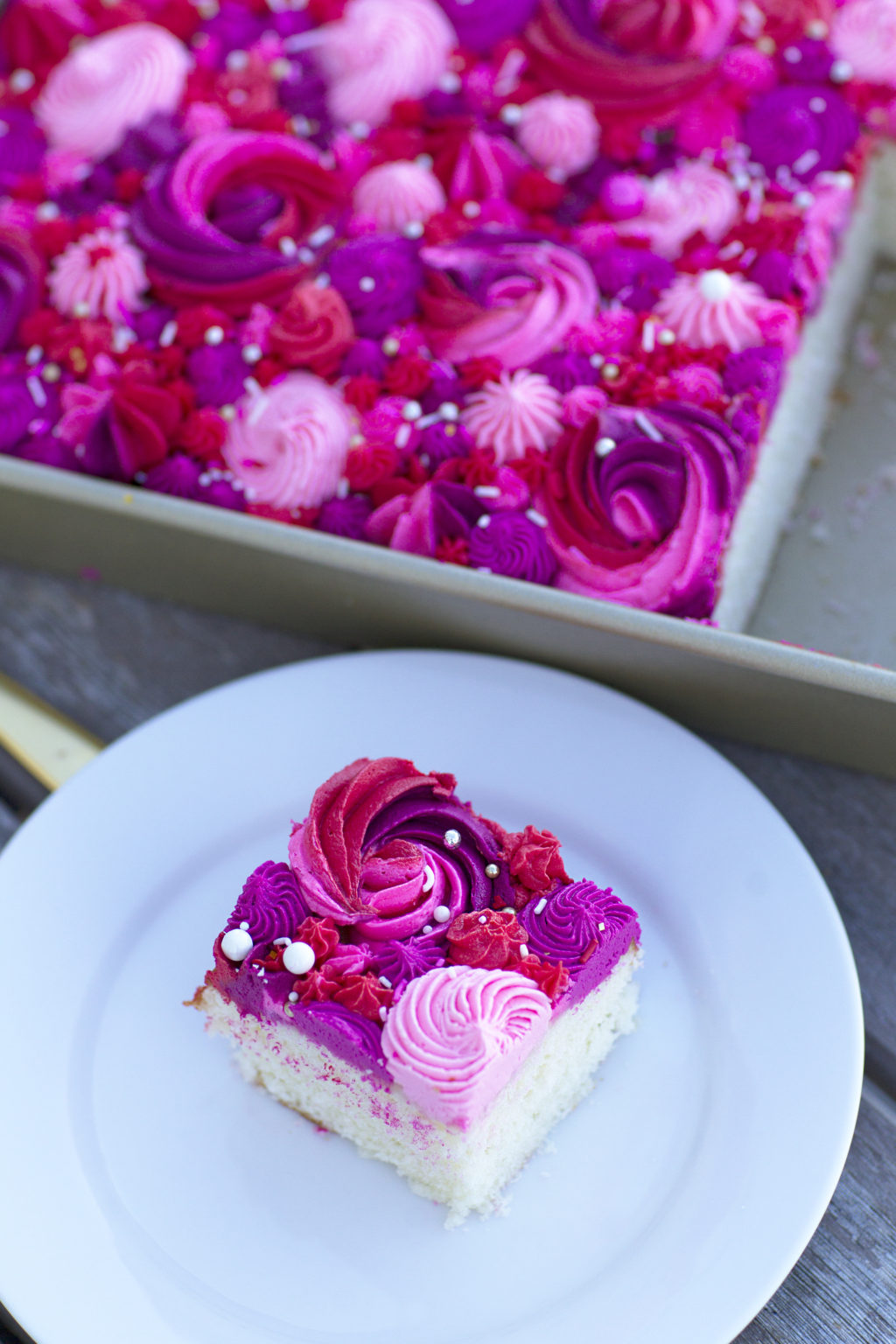Floral Sheet Cake | Centre Street